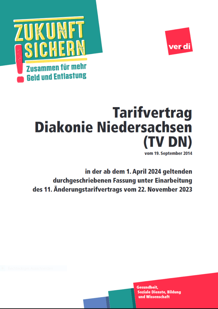 ver.di Tarifvertrag Diakonie Niedersachsen (TVDN) – Aktuelle Infos der ver.di Tarifkommission ...